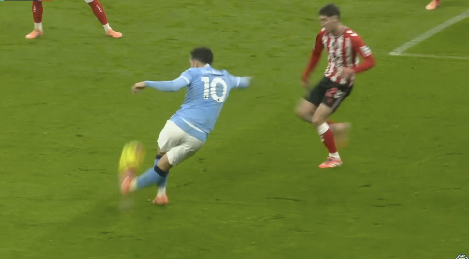 L'assist di rabona di Rayan Cherki durante Manchester City-Sunderland ha fatto impazzire tutti ...