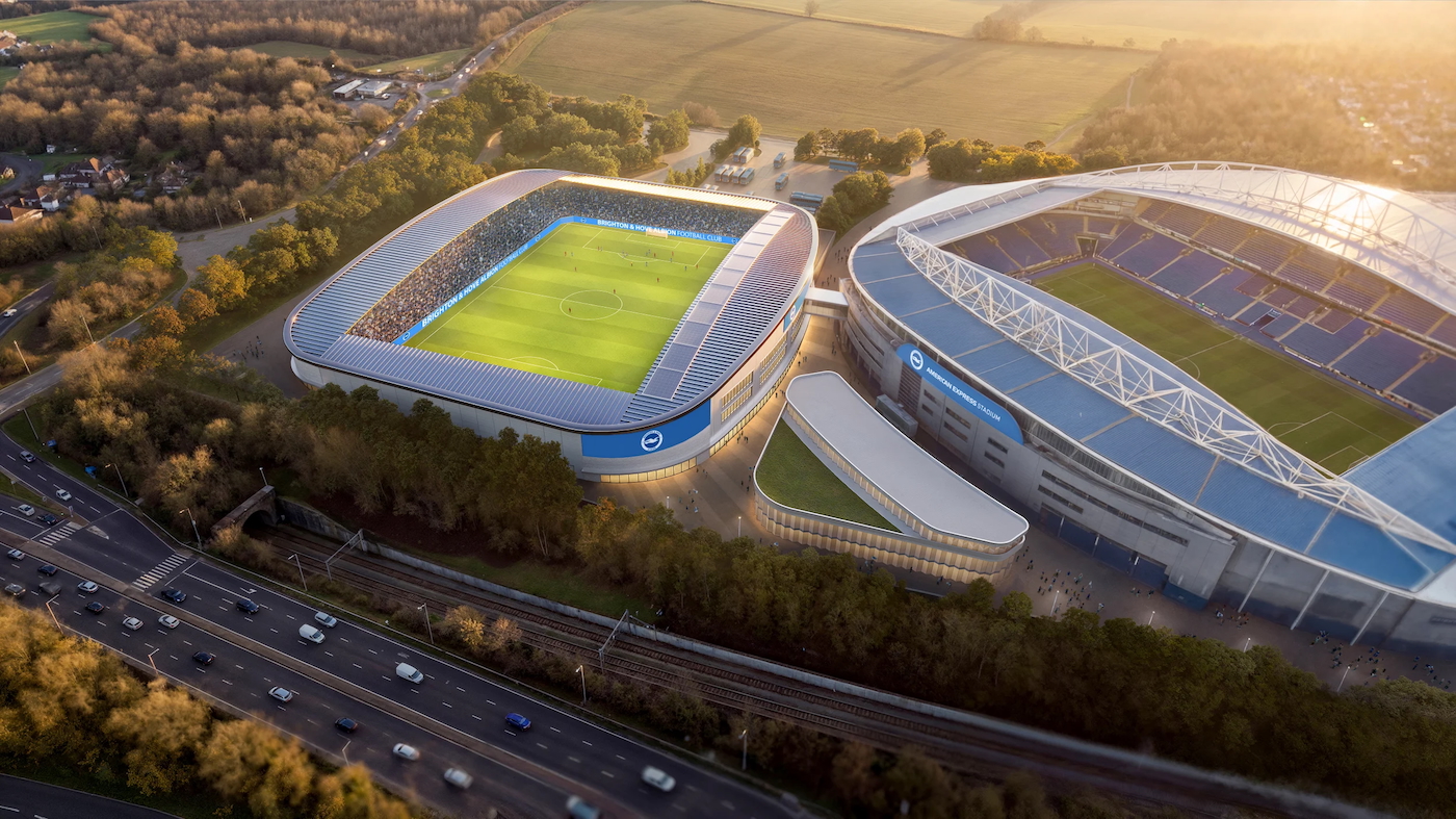 Il Brighton ha annunciato che realizzerà il primo stadio in Europa ...